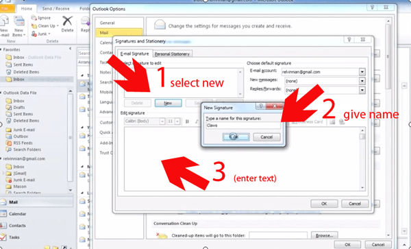 Driving Force Refrain End Set Up Signature In Outlook 2010 Enough 